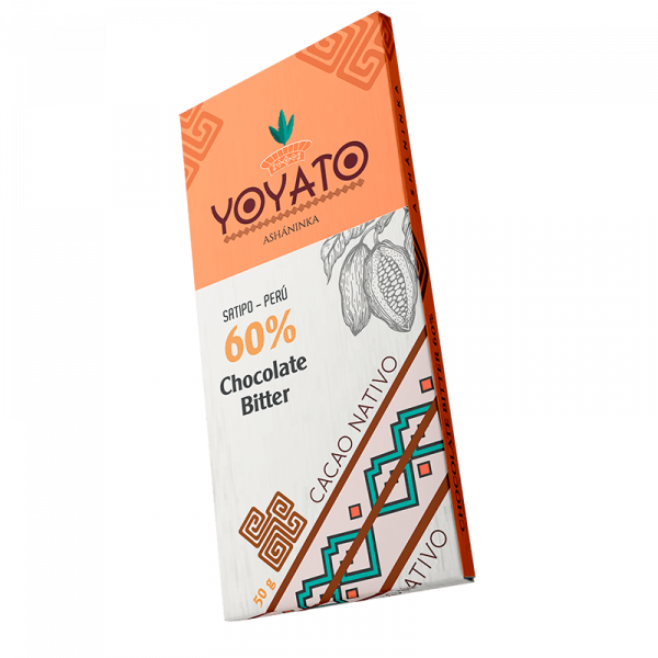 Chocolate bitter 60% cacao, 50g | Yoyato